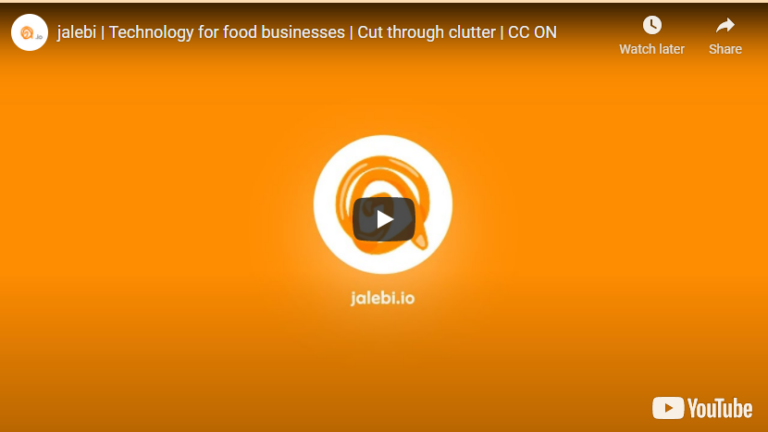 jalebi - Enabling Food Businesses for Tomorrow with Better Technology Today